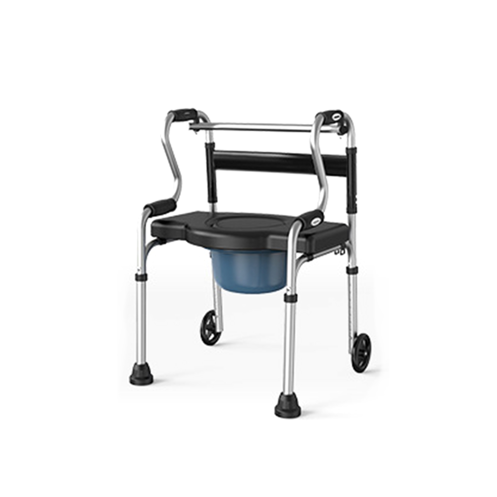 Factory Custom Aluminum Walking Aids Foldable Lightweight Roller Walker ...
